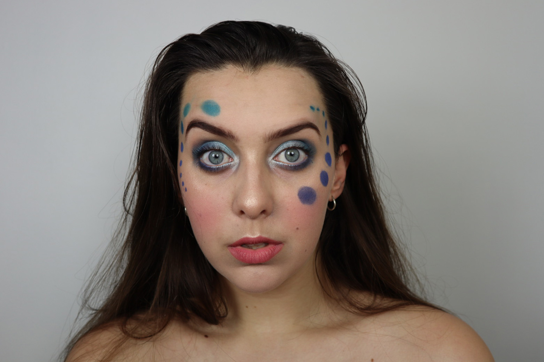 Ocean Bubble Makeup Look - Jylari Renzell